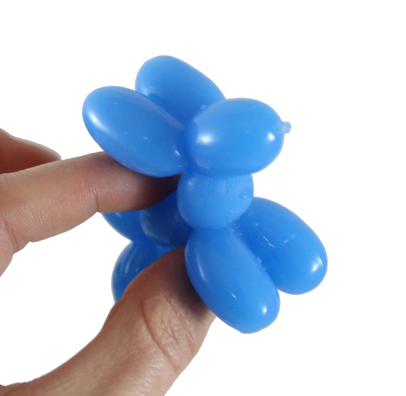 12 Mini Balloon Dog Stretchy Toy - Cute Squishy Sensory Fidget Toy - Party Favors & Prizes (1 Dozen)