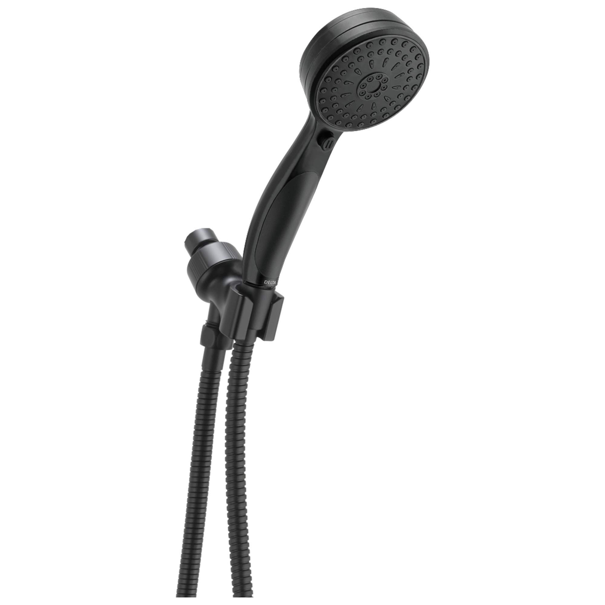 Delta -faucet 54424-BL-PK ActivTouch HS 2.5 GPM ShwrArmMt 9S Handshower, Matte Black