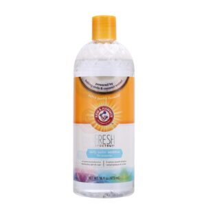 arm & hammer fresh spectrum coconut mint puppy water additive, 473ml, best dental care for puppies, removes plaque & tartar, freshens breath & cleans teeth, no brushing, easy to use pet oral hygiene