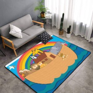 noah's ark area rugs floor mat non slip throw rugs soft door mat nursery carpet for living room home indoor outdoor runner rugs yoga mat