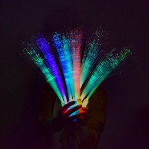 M.best 12pcs Glow Sticks Party Supplies, 3 Modes Colorful Flashing LED Light Up Glow Wands Sticks for Party Favors