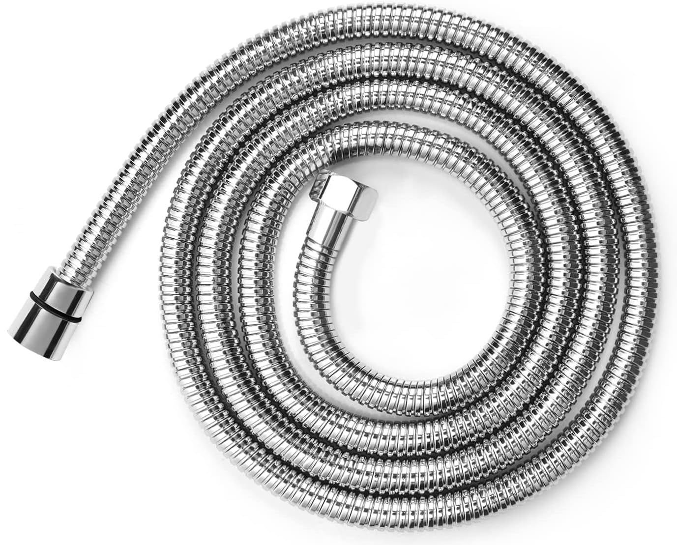 59 Inches Shower Hose,Bidet hose 304 Stainless Steel Handheld Shower Head Hose,The thread interface size is G1/2 (20mm)(Chrome)