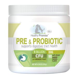 four paws healthy promise pre and probiotics for dogs soft chews 90 count