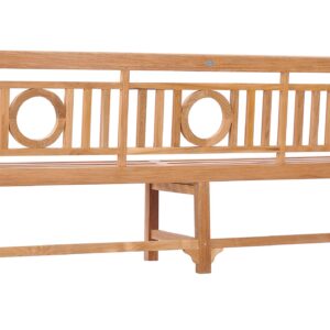 Teak Wood O Outdoor Patio Bench Extra Large, 8 Foot, Made from Solid A-Grade Teak Wood