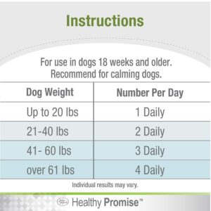 Four Paws Healthy Promise Calming Chews for Dogs 90 Count