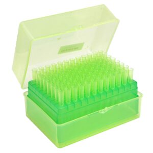 extragene universal 200 ul pipette tips, racked, sterile, dnase/rnase & pyrogen safe, 96 tips/rack, pk x 10 racks (yellow)