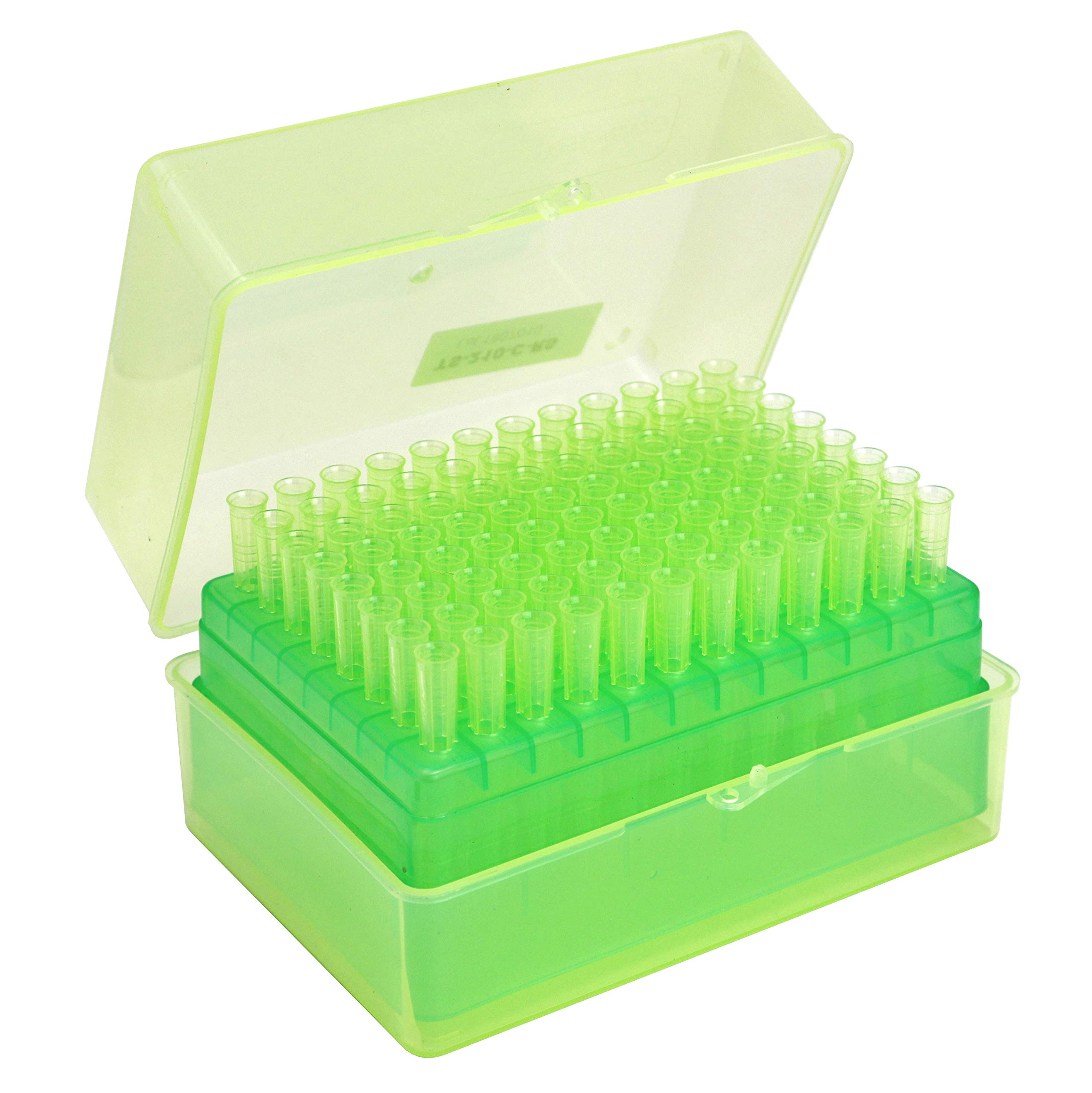 Extragene Universal 200 ul Pipette Tips, Racked, Sterile, DNase/RNase & Pyrogen Safe, 96 Tips/Rack, Pk x 10 Racks (Yellow)