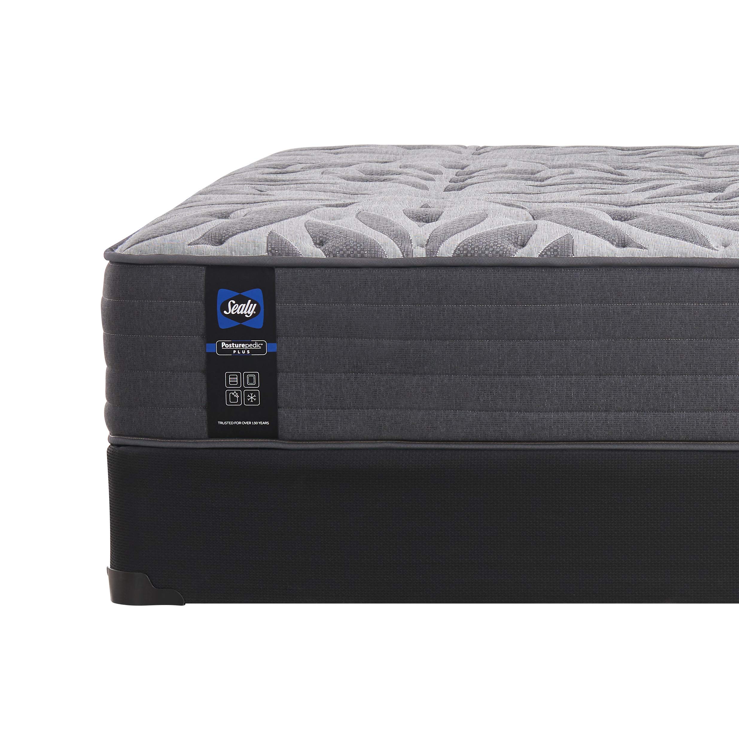 Sealy Posturepedic Plus, Tight Top 13-Inch Medium Mattress with Surface-Guard, Twin, Grey