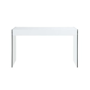 Milan Contemporary Desk, Gloss White