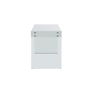 Milan Contemporary Desk, Gloss White