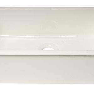 Alfi brand AB3018UD-W Kitchen Sink, White, 29.88"L x 18.13"W x 10"H