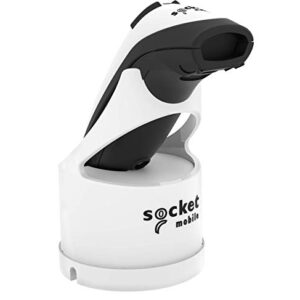 Socket Mobile DuraScan® D740, Universal Barcode Scanner, v20, White & White Chg Dock