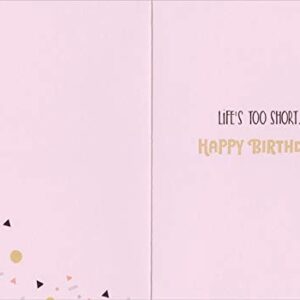 Designer Greetings Hamster Holding onto String : Hung Up On Age Funny/Humorous Birthday Card