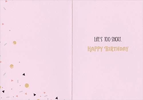 Designer Greetings Hamster Holding onto String : Hung Up On Age Funny/Humorous Birthday Card