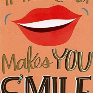 Designer Greetings Big Red Lips : Makes You Smile Funny/Humorous Birthday Card