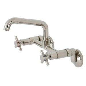 kingston brass ks423pn concord kitchen faucet, polished nickel