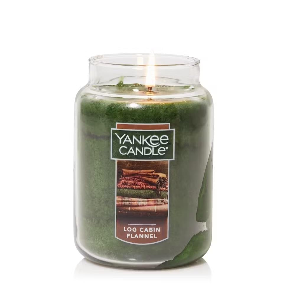 Yankee Candle Log Cabin Flannel Large Classic Jar Candle