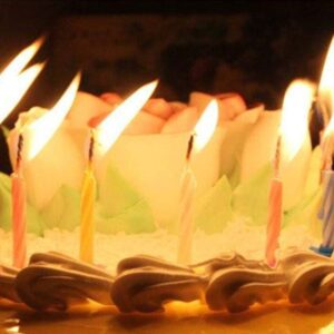 20PCS Magic Trick Relighting Candles Kids Brthday Cake Candle Party Novelty Joke Color Random