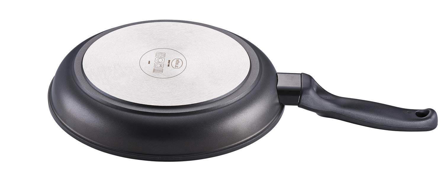 RÖSLE Cadini Frying Pan, Cast Aluminium Frying Pan with Scratch-Resistant ProResist Non-Stick Coating, 24 cm Diameter, PFOA, Black