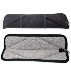 cordura black canvas zip knife case-various styles (k4-single pack knife case)