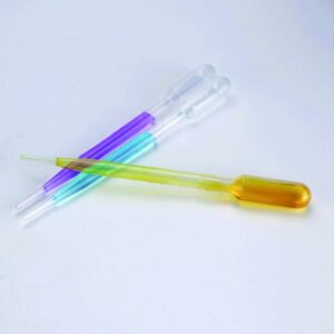 Crafare 90pcs 3ml Disposable Transfer Pipettes Essential Oils Pipettes Graduated Calibrated Dropping Pipettes for Scientific Lab Painting DIY Makeup Tool Pipettes Eye Dropper