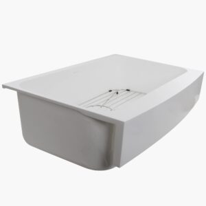 Nantucket Sinks Retrofit Glacierstone Single Bowl EZApron Kitchen Sink