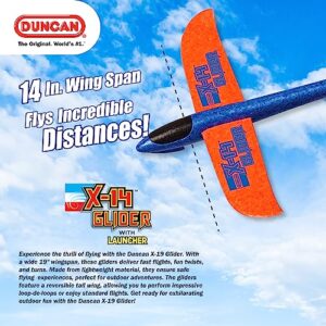 Duncan X-14 Glider - Blue with Orange Wings