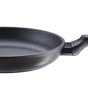 RÖSLE Cadini Frying Pan, Cast Aluminium Frying Pan with Scratch-Resistant ProResist Non-Stick Coating, 24 cm Diameter, PFOA, Black