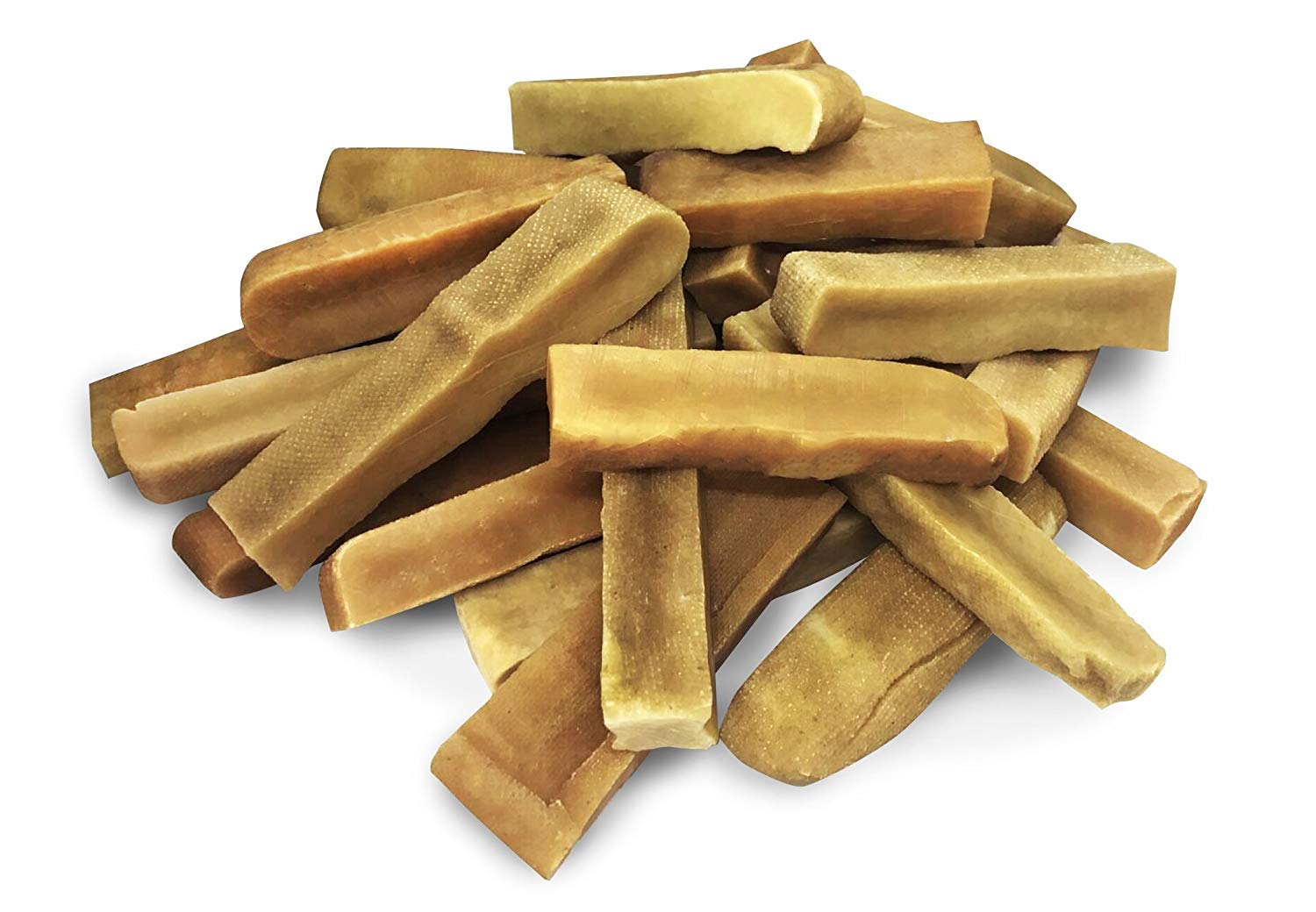 EcoKind Pet Treats Gold Himalayan Yak Cheese Dog Chew, Yak Dog Treats for Active Chewers, 100% Natural & Healthy Chew Sticks for Small & Large Dogs, Assorted Set of Big & Small Yak (8 Small Sticks)