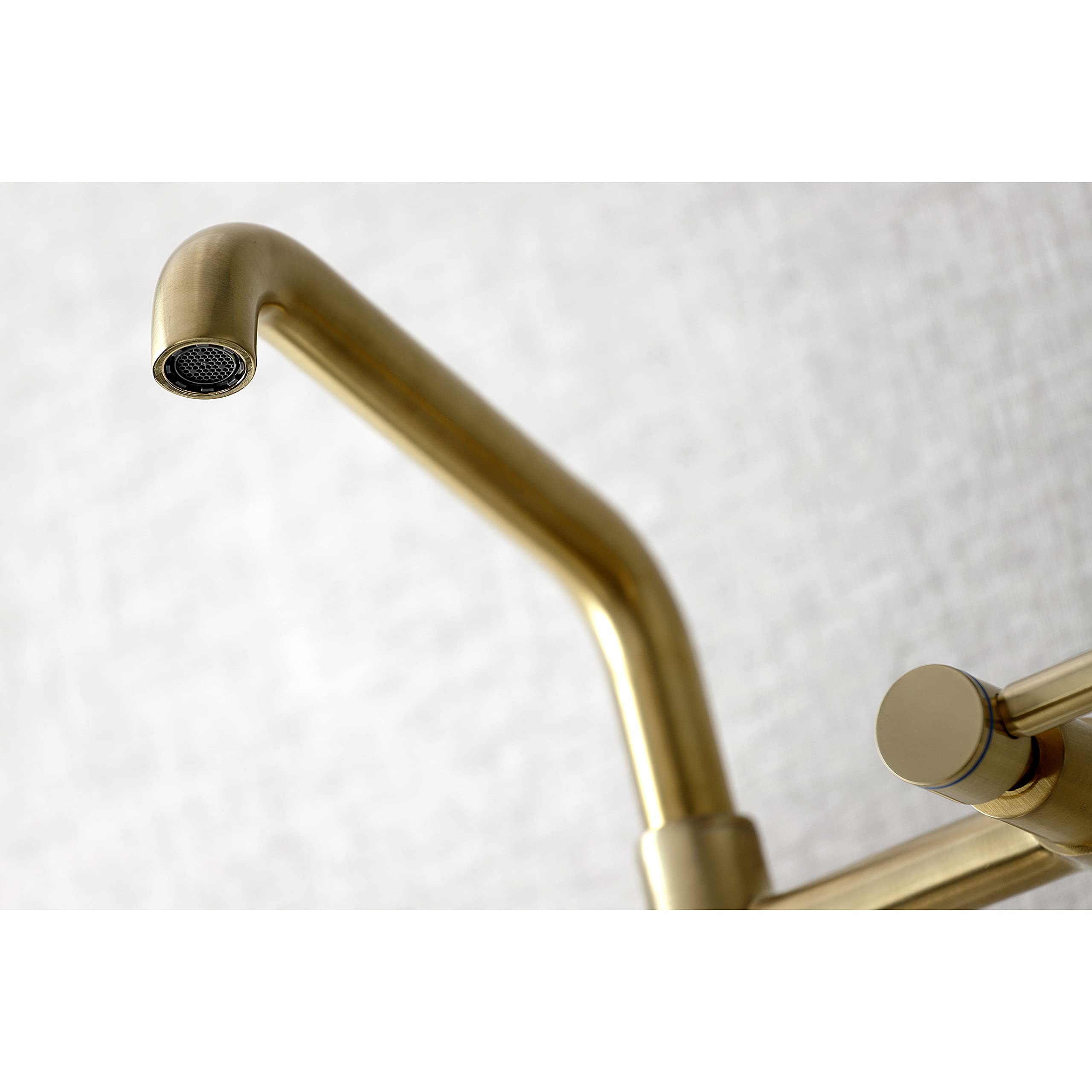 Kingston Brass KS823SB Concord Kitchen Faucet, Brushed Brass