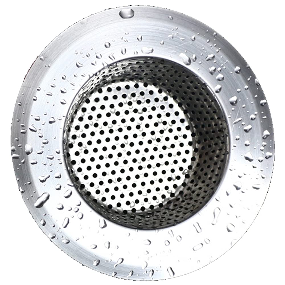 Sink Strainer Drain Hole Filter Trap Stainless Steel Bath Strainer Waste Screen Bathroom Kitchen Gadgets 11cm