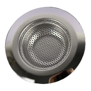 sink strainer drain hole filter trap stainless steel bath strainer waste screen bathroom kitchen gadgets 11cm