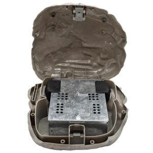 JT Eaton 928RP Repeater Rock Multiple Catch Mouse Trap, Tamper-Resistant Bait Station, Dual Entrances, Outdoor Camouflage