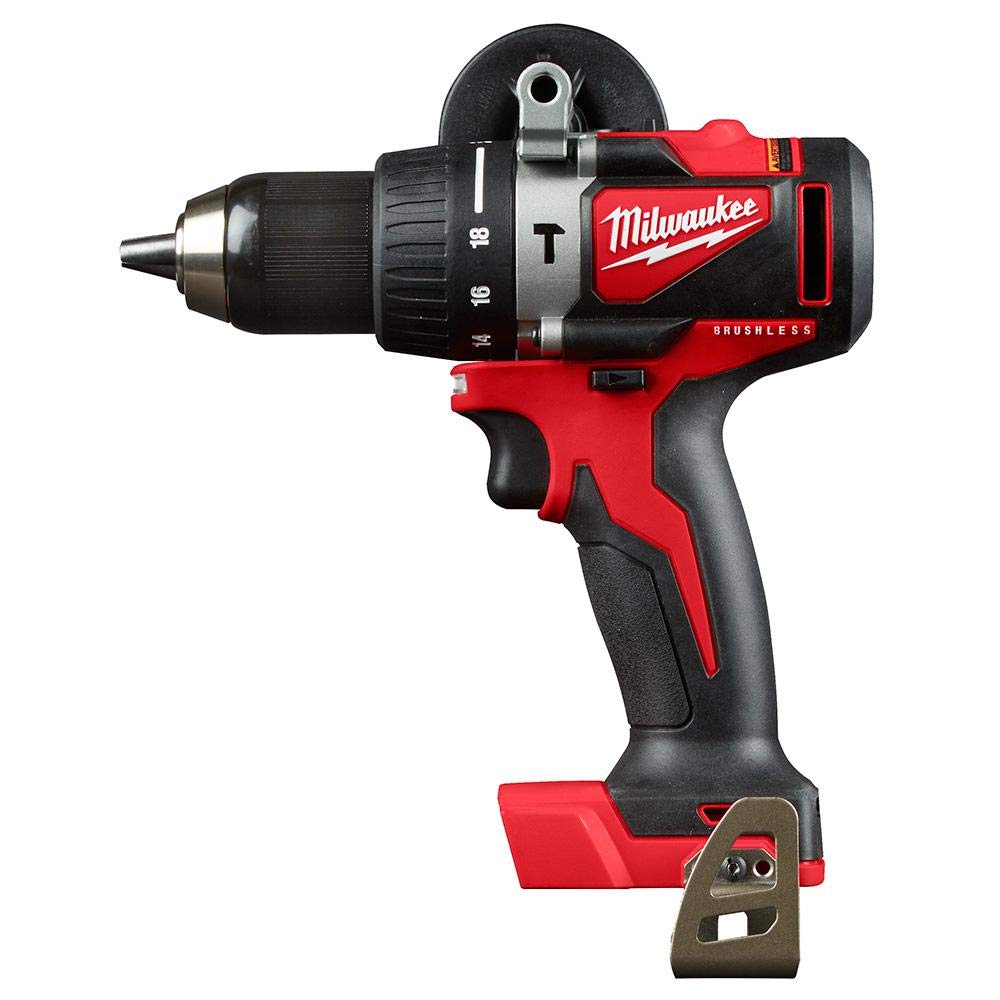 Milwaukee 2992-22 M18 18-Volt Lithium-Ion Brushless Cordless Hammer Drill and Circular Saw Combo Kit (2-Tool) with Two 4.0 Ah Batteries