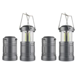 led camping lantern ,battery operated portable hanging lanterns for home power outages hurricane storm camping, 4 pack