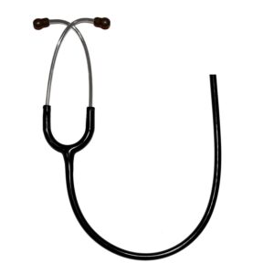 (stethoscope binaural) replacement tube by reliance medical compatible with littmann® classic ii se, 2 se, stethoscope - regular black tubing