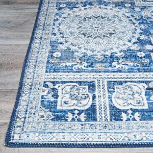 Couristan Pasha Sari Area Rug, 8' x 10', Sapphire Blue