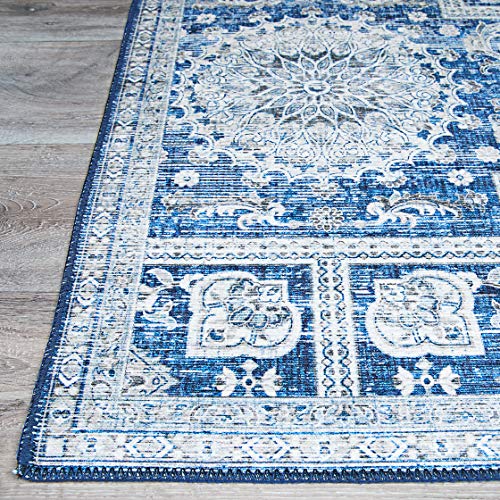 Couristan Pasha Sari Area Rug, 8' x 10', Sapphire Blue