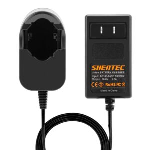 shentec 10.8v lithium battery charger compatible with dremel 855-02 855-01 8000-01 8001-01 8001-02 (not for ni-mh/ni-cd battery)