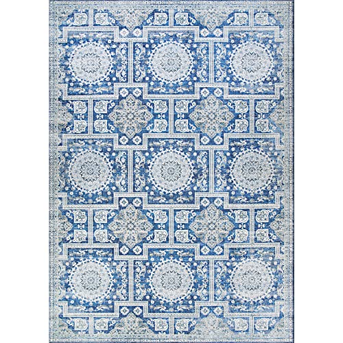 Couristan Pasha Sari Area Rug, 8' x 10', Sapphire Blue