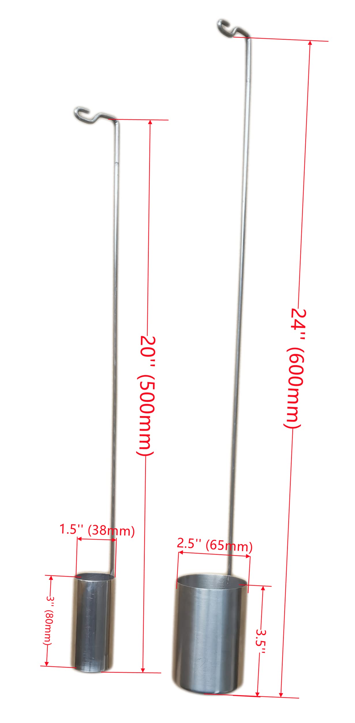 Dipper for Liquid Nitrogen Storage Vessel Liquid Nitrogen Dipper, Liquid Nitrogen Tank (Ø38ｍｍ-L500ｍｍ)