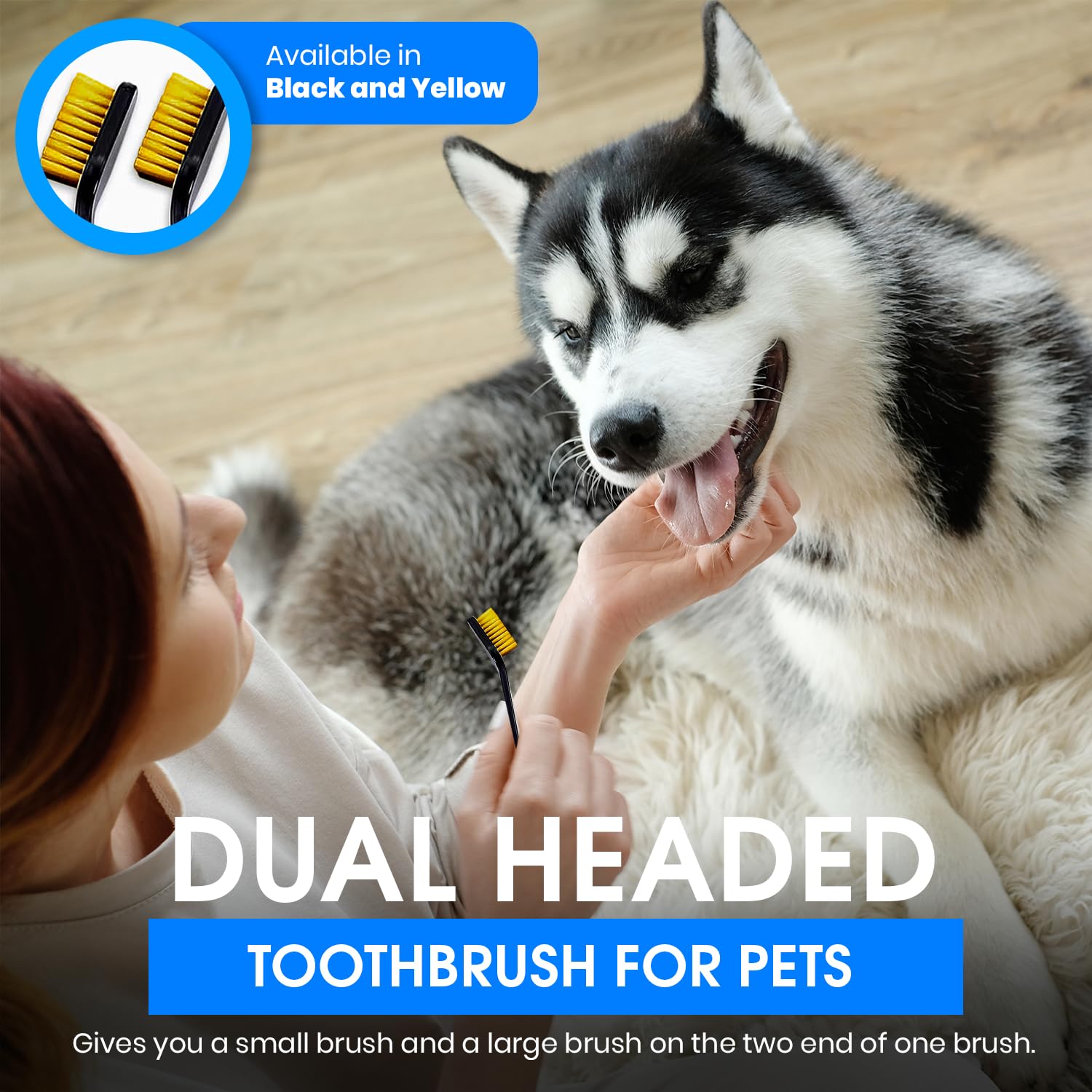 Dog Toothbrush New 8-Pack, Pet Cat Toothbrush, Small Dog Cat Toothbrushes, Large Breed Care Tooth Brush, Dental Brushing for Pets