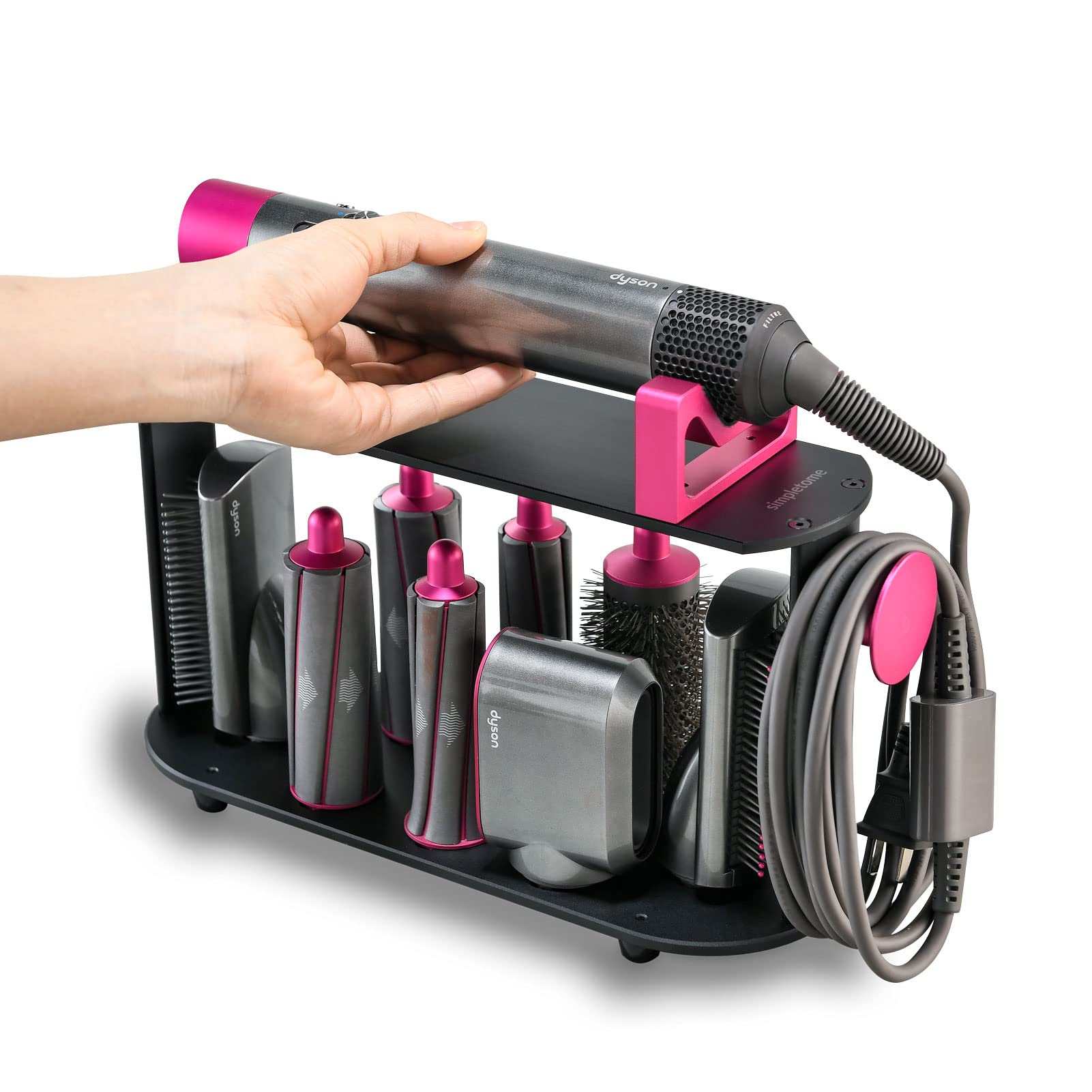 simpletome Storage Stand Holder for Dyson Airwrap Complete Styler Heavy Sturdy with Non-Slip Rubber (Aluminum Alloy)