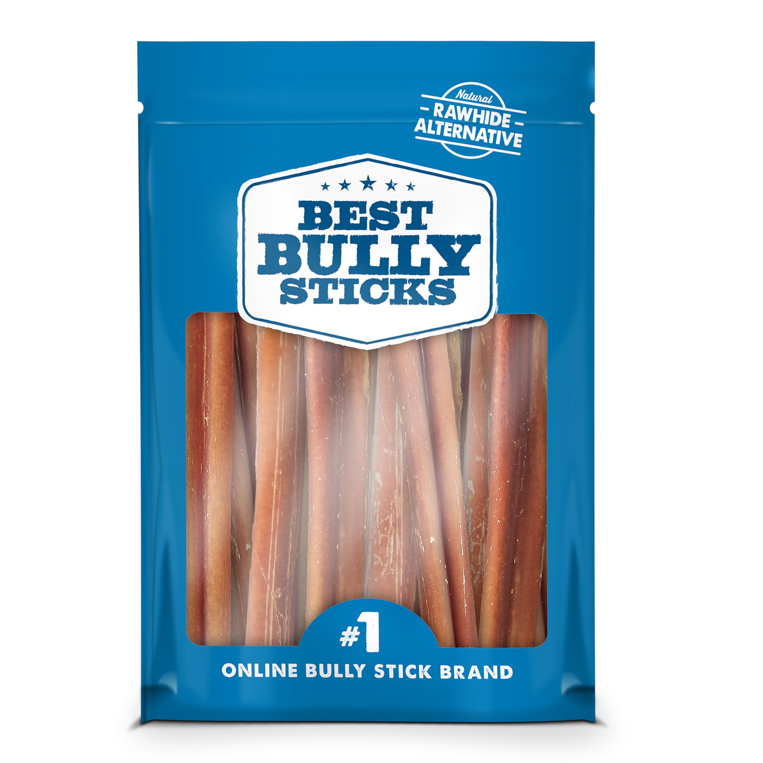 Best Bully Sticks Odorless 4-8 Inch Odor-Free Bully Sticks for Dogs - 100% Natural Grass-Fed Beef for Small, Medium, Large Dogs and Puppies - Grain and Rawhide Free Bully Stick Dog Chews | 8 oz