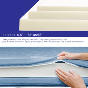 Nutan 59" x 78" x 5" High Density Foam, Cushion