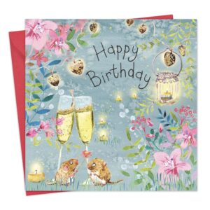 twizler happy birthday card for her or for him champagne – happy birthday general – female birthday card – male birthday card – womens birthday card – mens birthday card – animal birthday cards