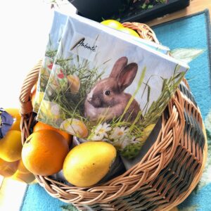 20-ct 13x13 Big Bunny Napkins Easter Napkins Easter Paper Napkins Easter Napkins for Decoupage Easter Napkins Paper Easter Cocktail Napkins Bunny Dinner Lunch Beverage Guest Napkins Disposable