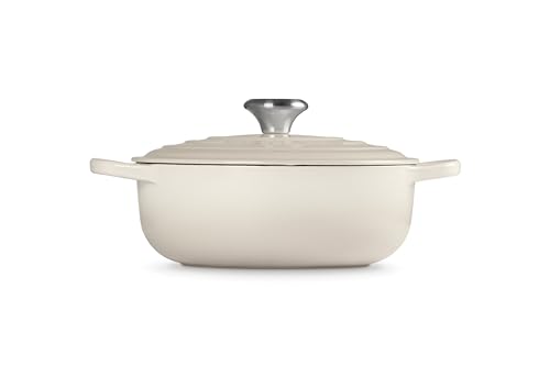 Le Creuset Enameled Cast Iron Signature Sauteuse Oven, 3.5 qt., Meringue