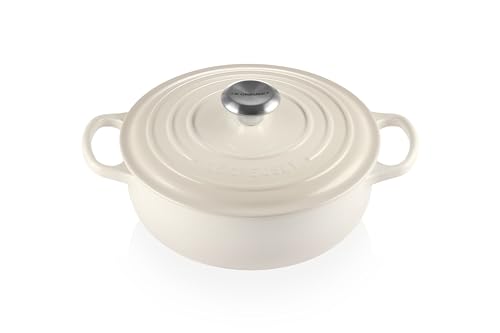 Le Creuset Enameled Cast Iron Signature Sauteuse Oven, 3.5 qt., Meringue