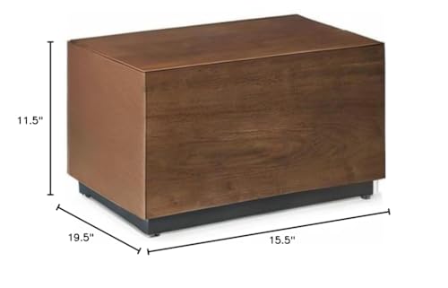 Modway Caima Mid-Century Modern Nightstand with Drawer in Walnut